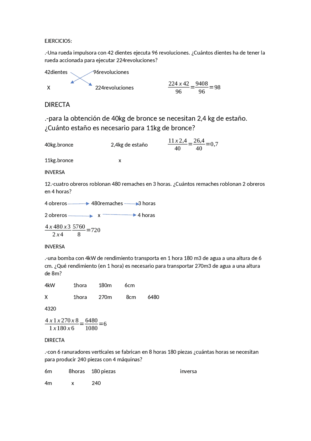 Ejercicios De Matematica Docsity