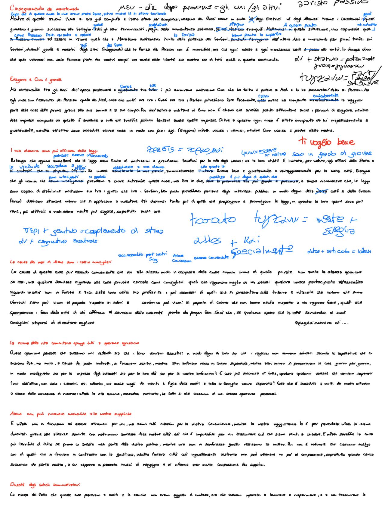 Raccolta di varie traduzioni - Docsity