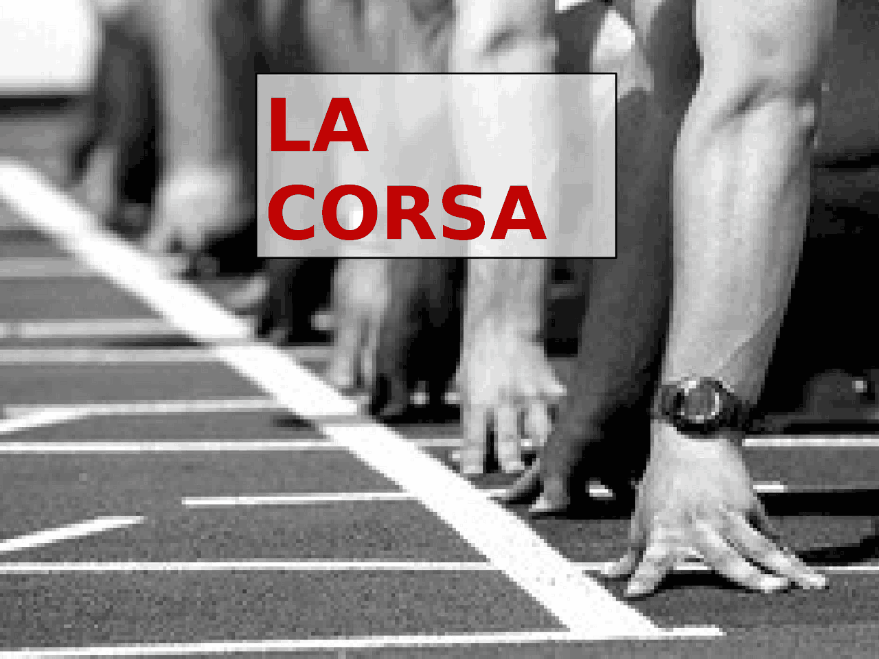 La corsa e l'atletica powerpoint immagini testo schema | Schemi e mappe ...