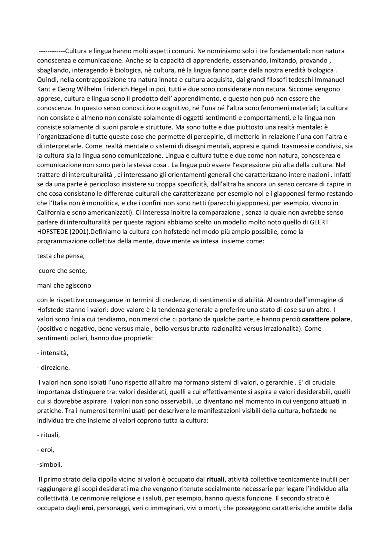 Usare Unaltra Lingua Docsity