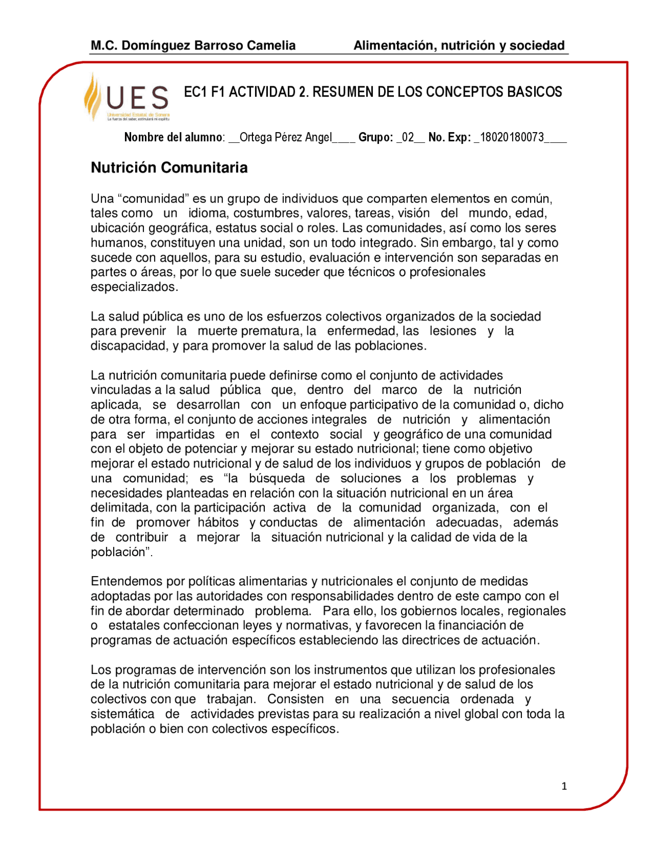 Resumen sobre conceptos basicos - Docsity