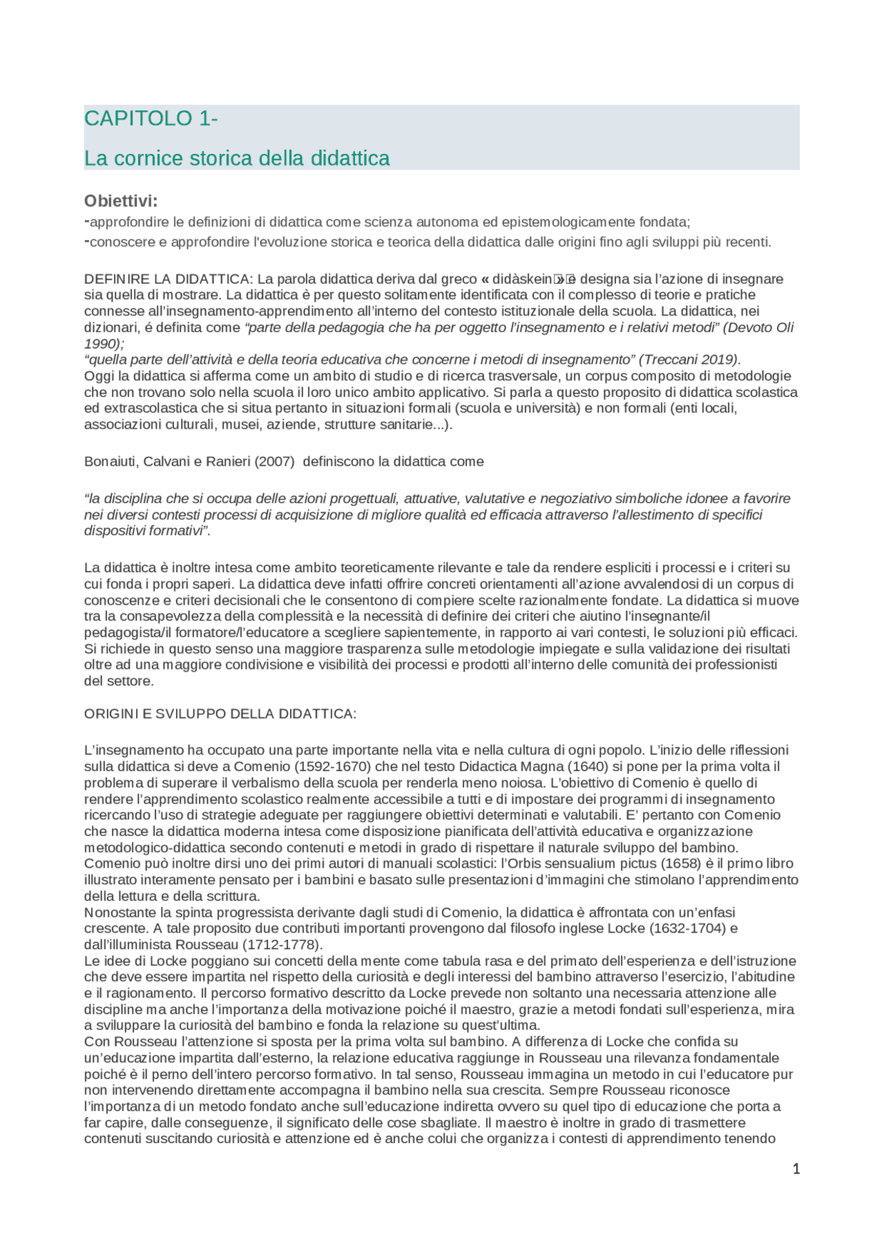 Fondamenti Di Didattica Teorie E Metodi Di Mediazione Didattica Docsity