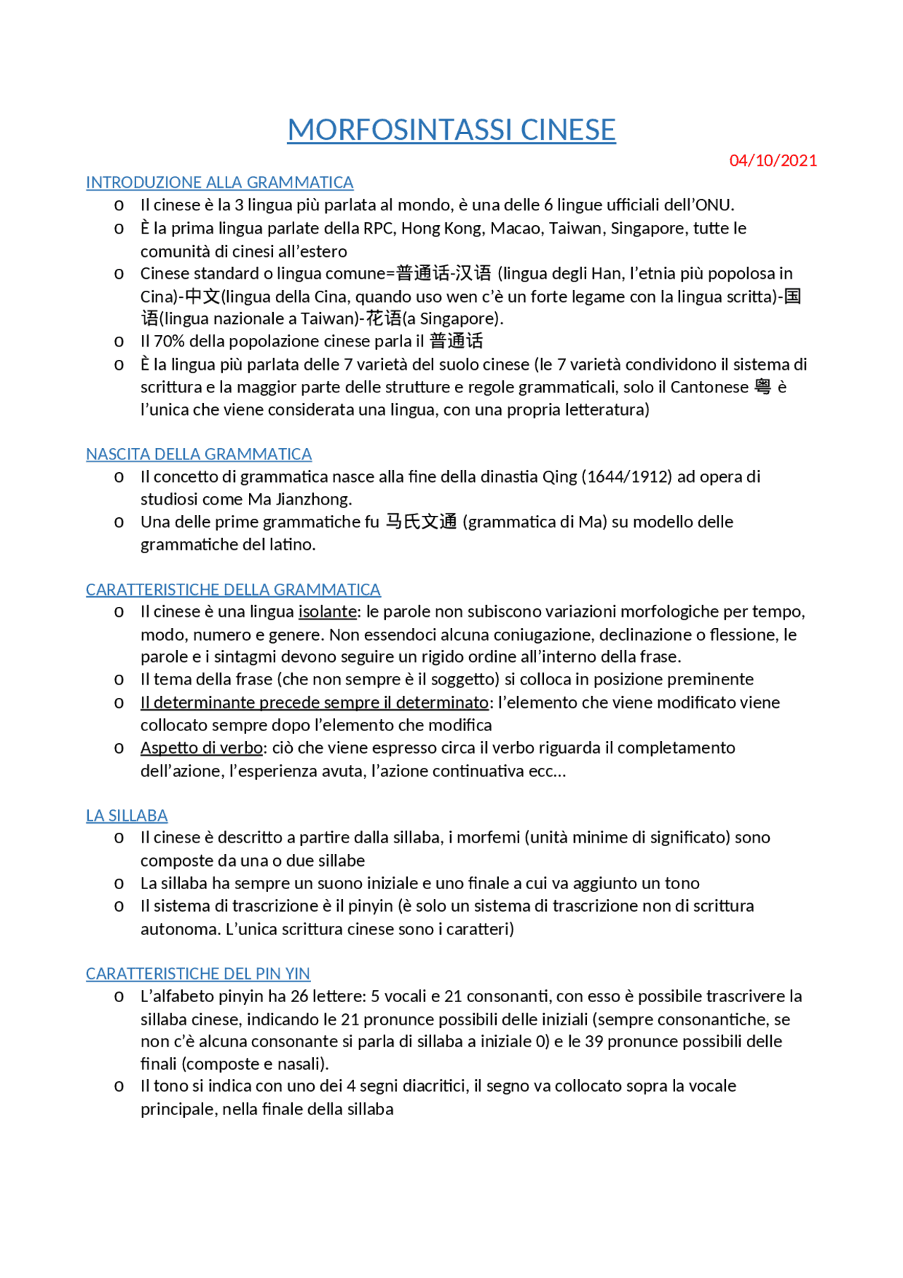 Appunti Morfosintassi Prof Gatta Timon Docsity