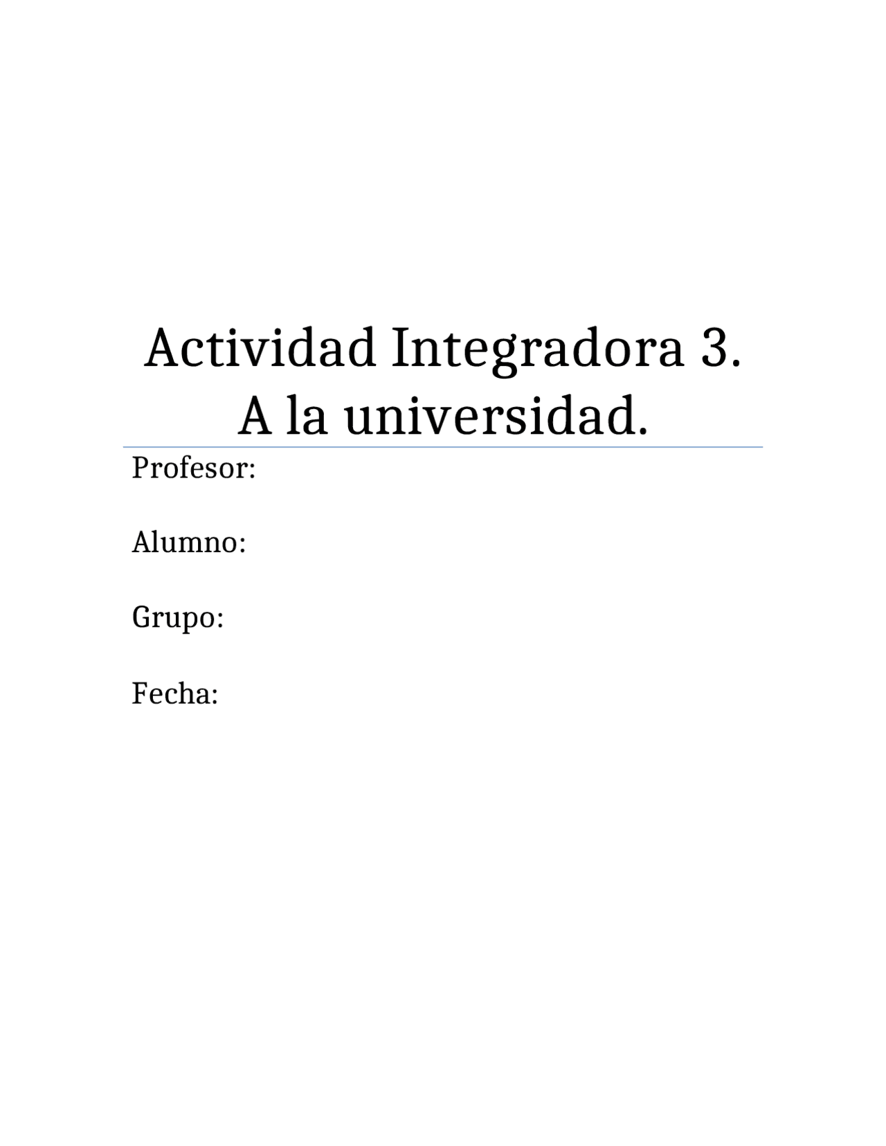 Actividad integradora 3 modulo 13. - Docsity