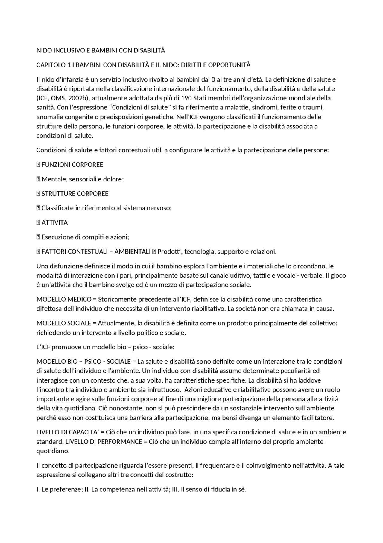 Nido Inclusivo E Bambini Con DisabilitÀ Favorire E Supportare Il Gioco