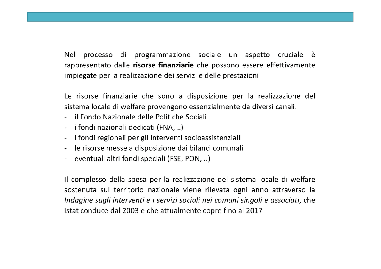 Programmazione Dei Servizi Alla Persona Docsity