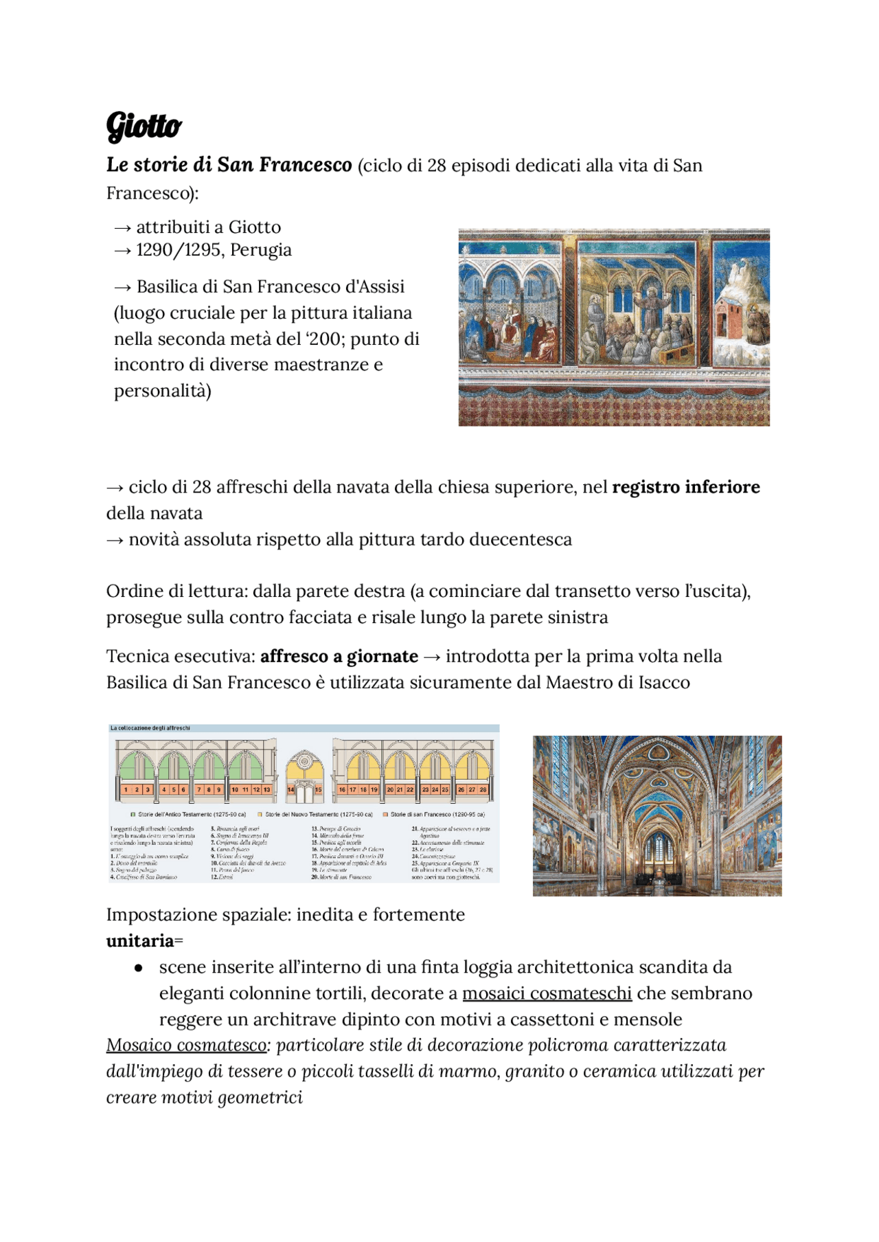 Giotto Brunelleschi Donatello Masaccio E I Fiamminghi Docsity