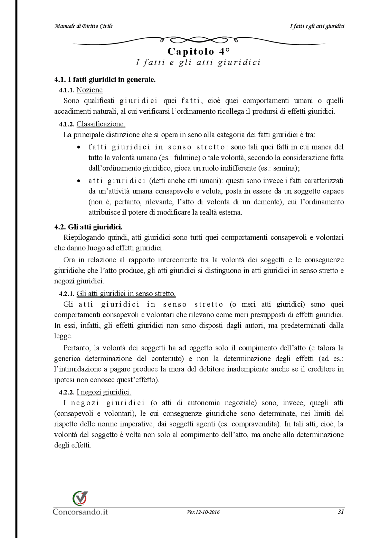 Diritto Civile Parte 1 Docsity