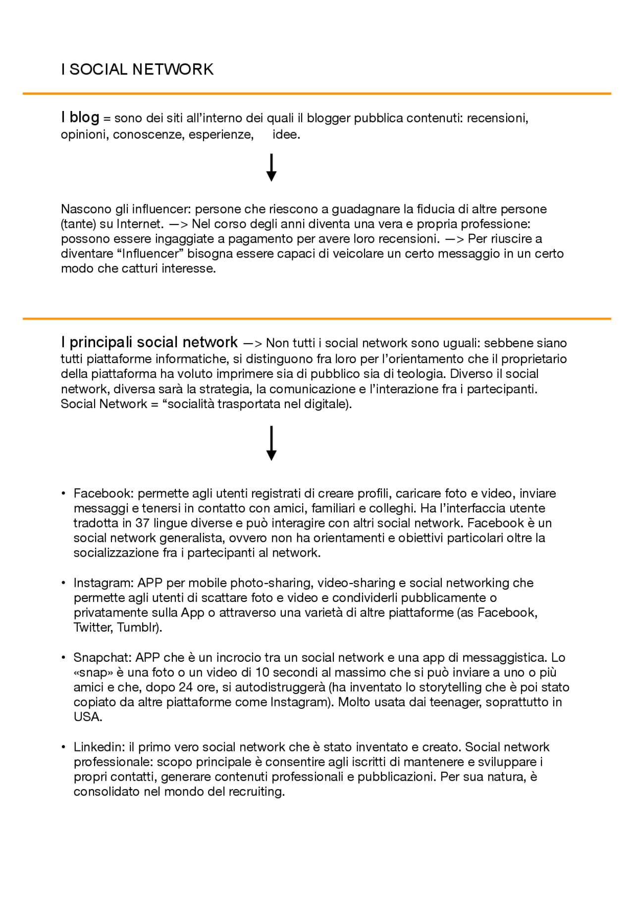 Ict I Social Network Docsity