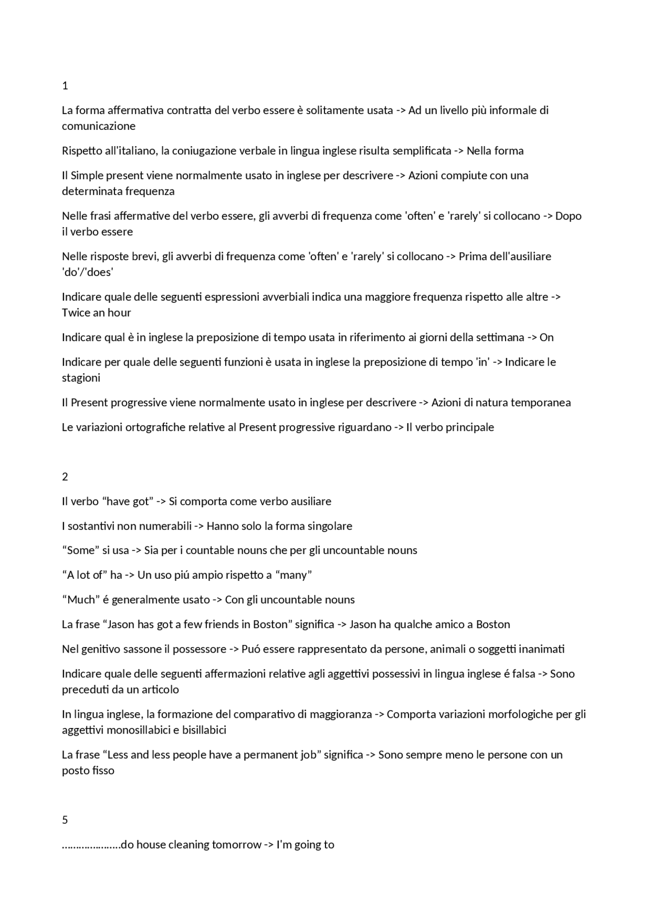 Inglese 1 Lingue E Mercati L 12 Mercatorum Docsity