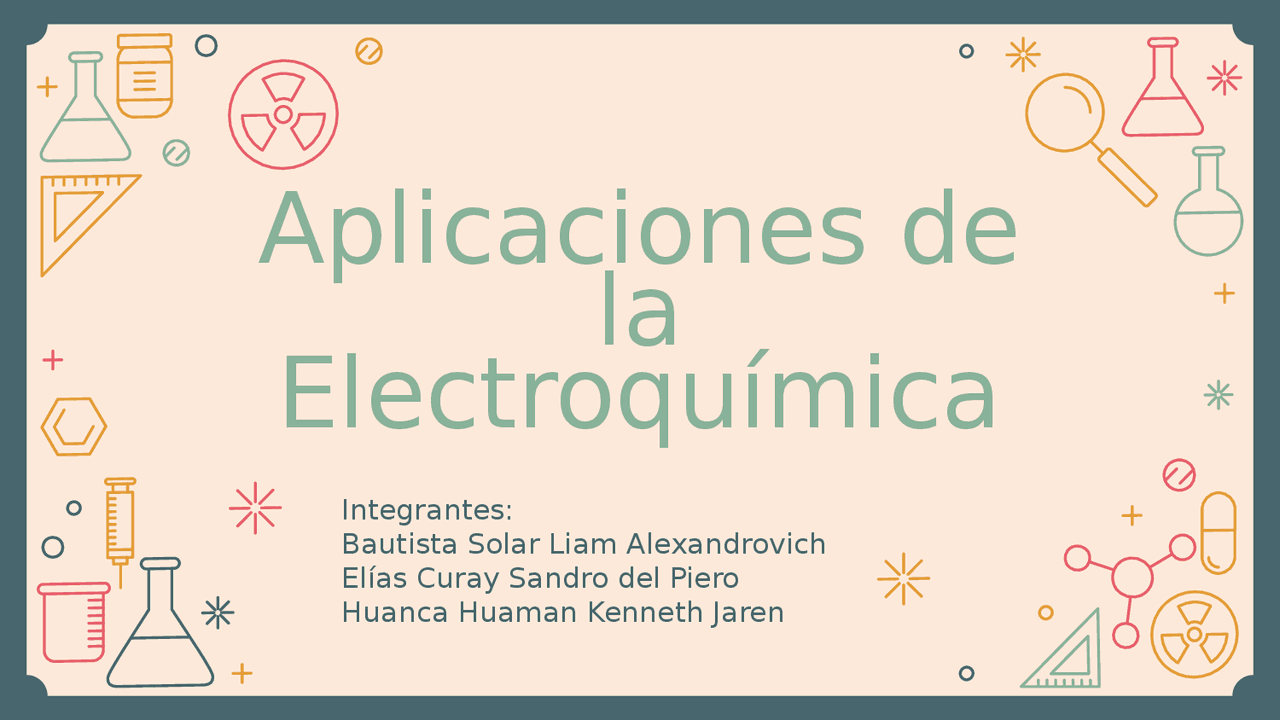 Aplicaciones de la electroquímica - Docsity