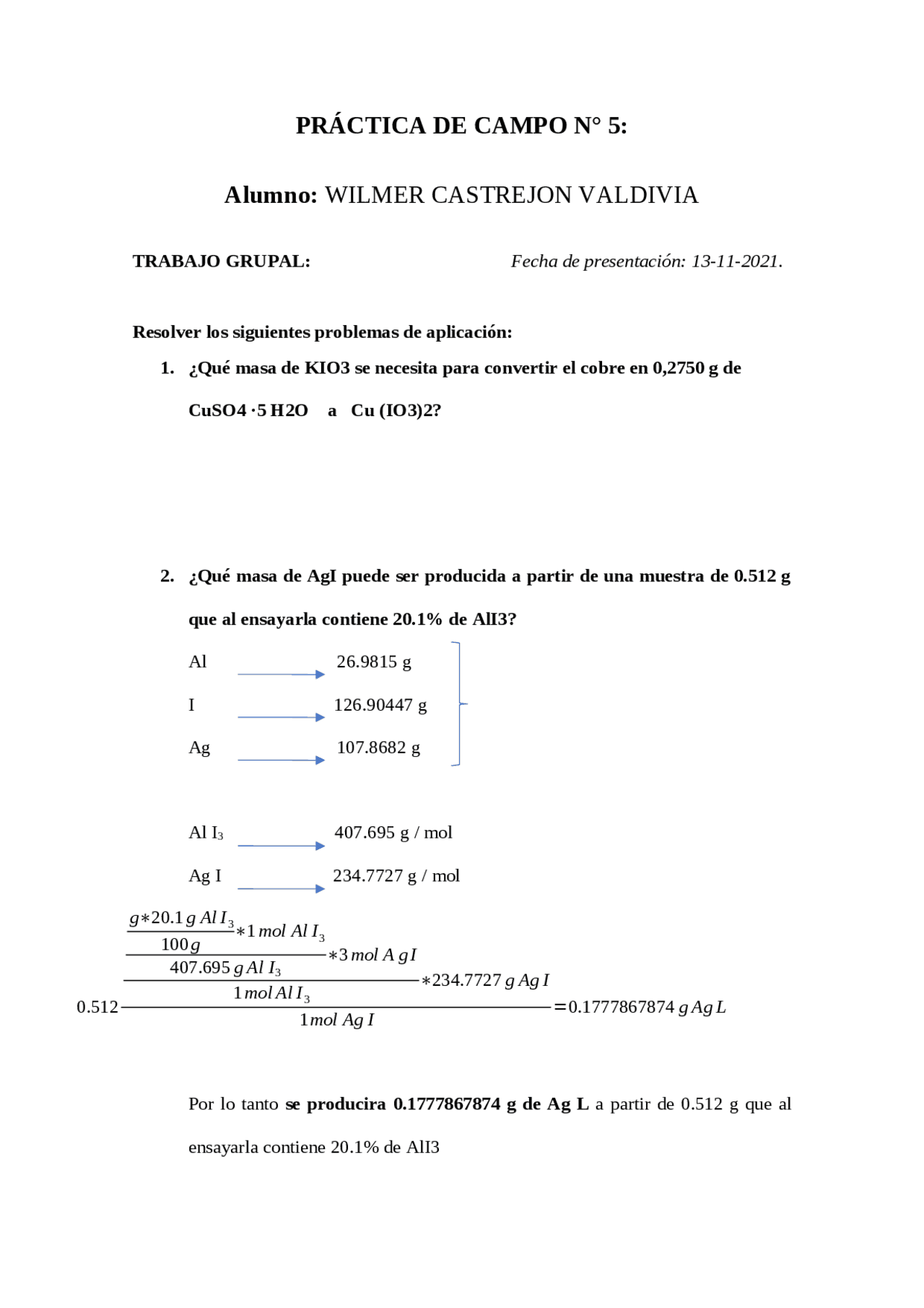 Practica De Analisis Docsity