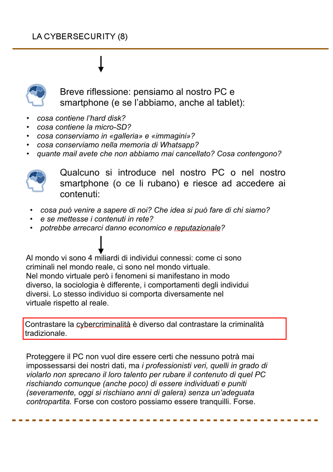 Appunti Su Cybersecurity Docsity