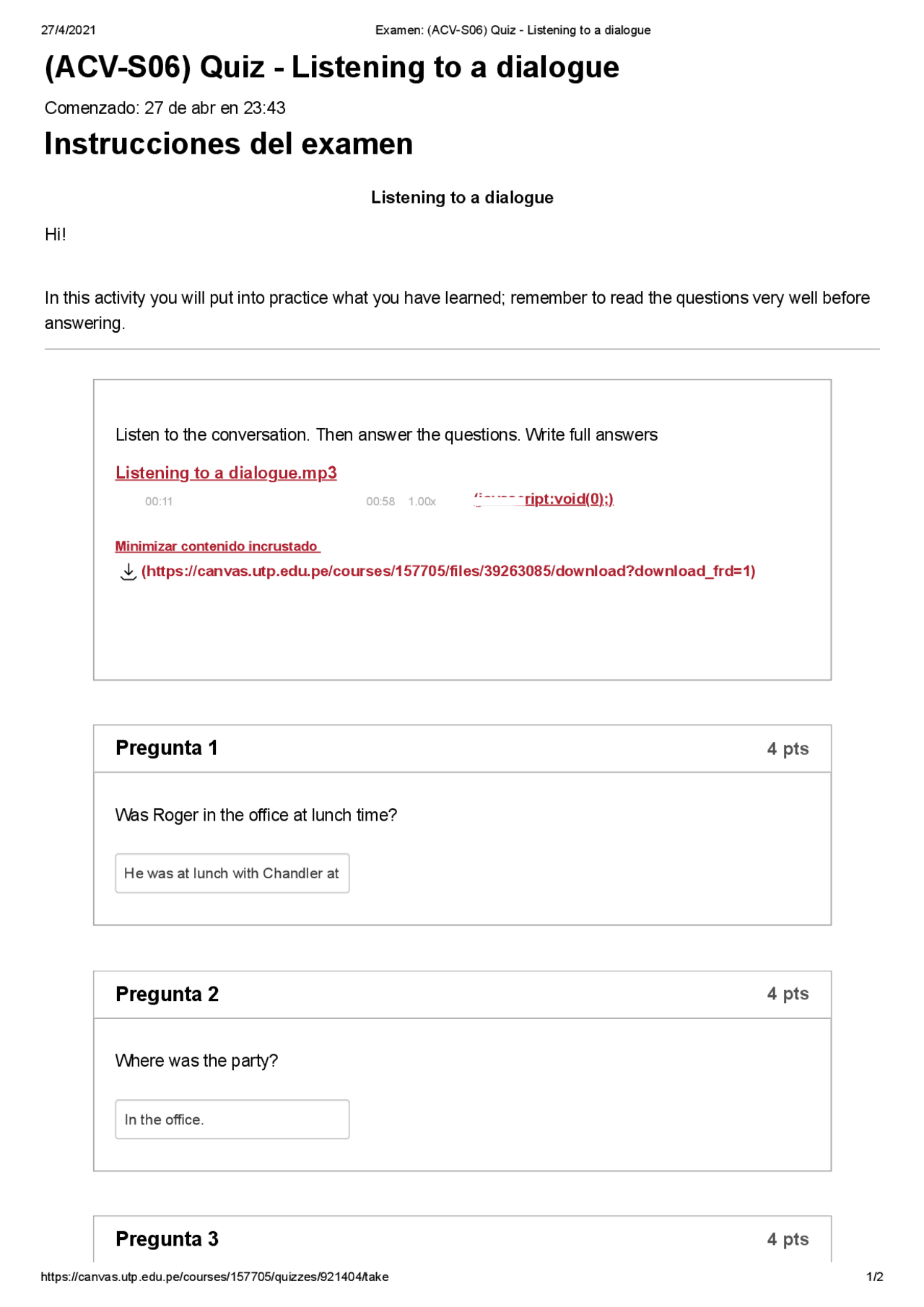 Homework Ejercicios Semanales Docsity