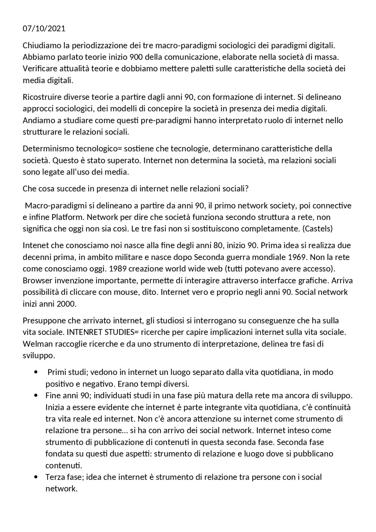 Appunti Corso Sociologia Della Comunicazione Docsity