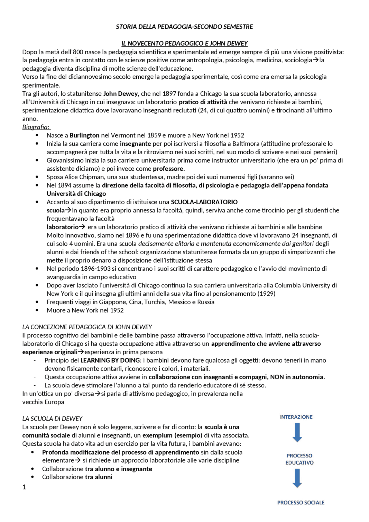 Appunti Secondo Parziale Storia Della Pedagogia Docsity