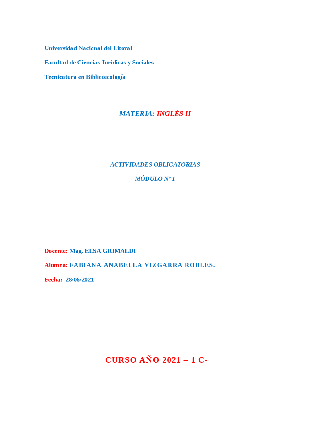 Ejercicios De Ingles Ejercicios De Idioma Inglés Docsity