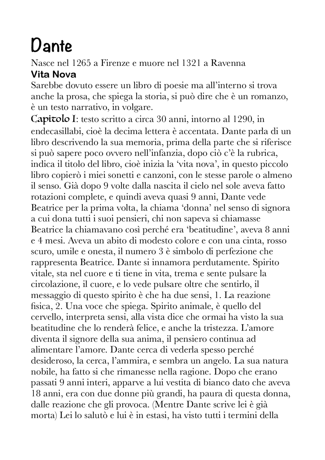 Appunti Delle Lezioni Docsity
