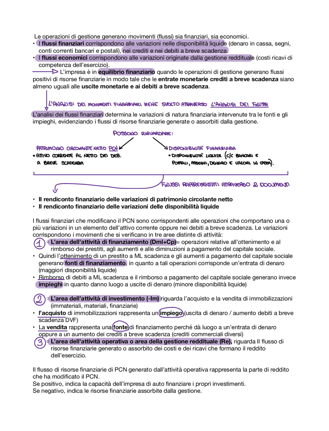 Lez 10 Lanalisi Dei Flussi Finanziari Docsity