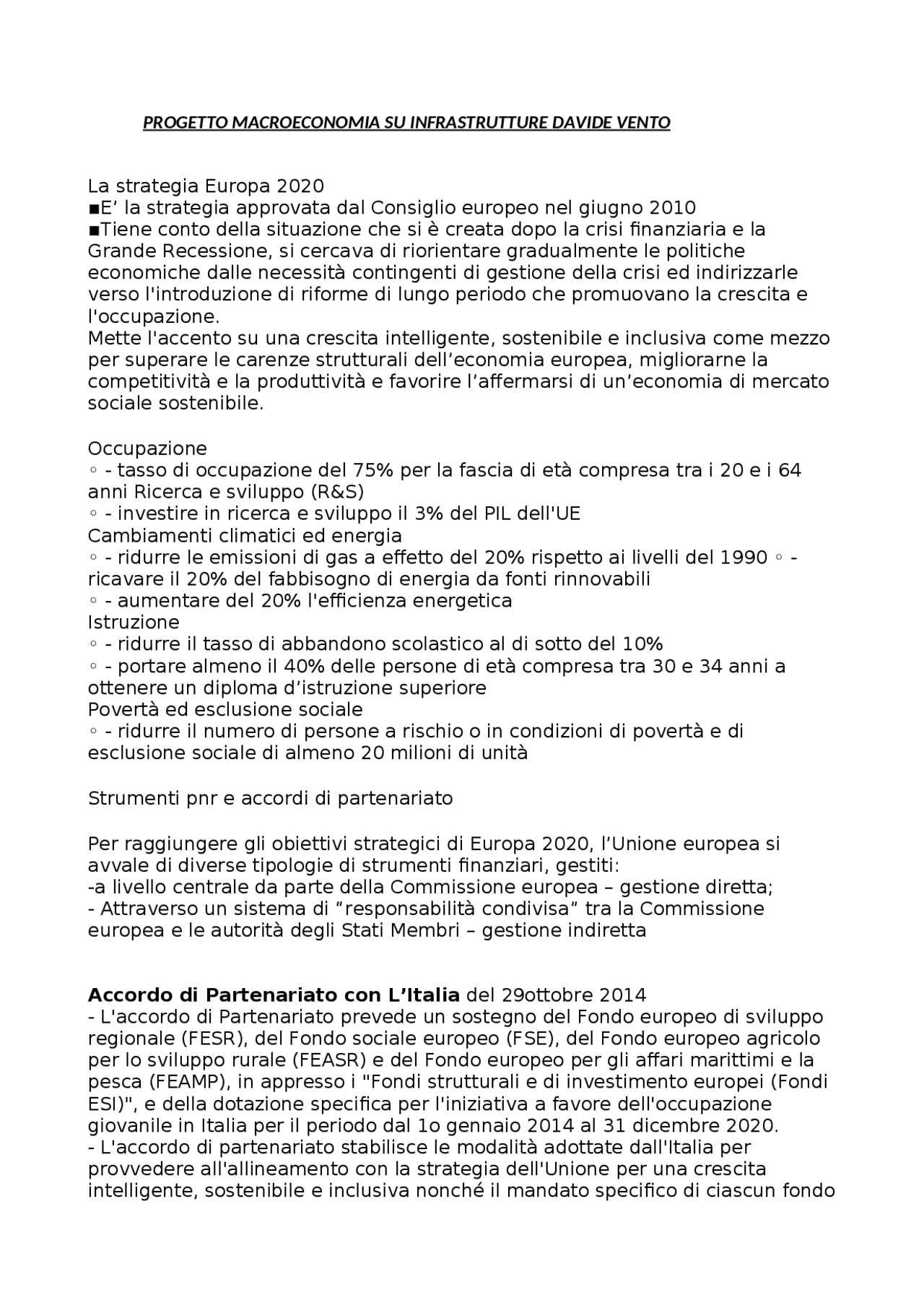Macroeconomia Riassunti Con Formule E Grafici Docsity