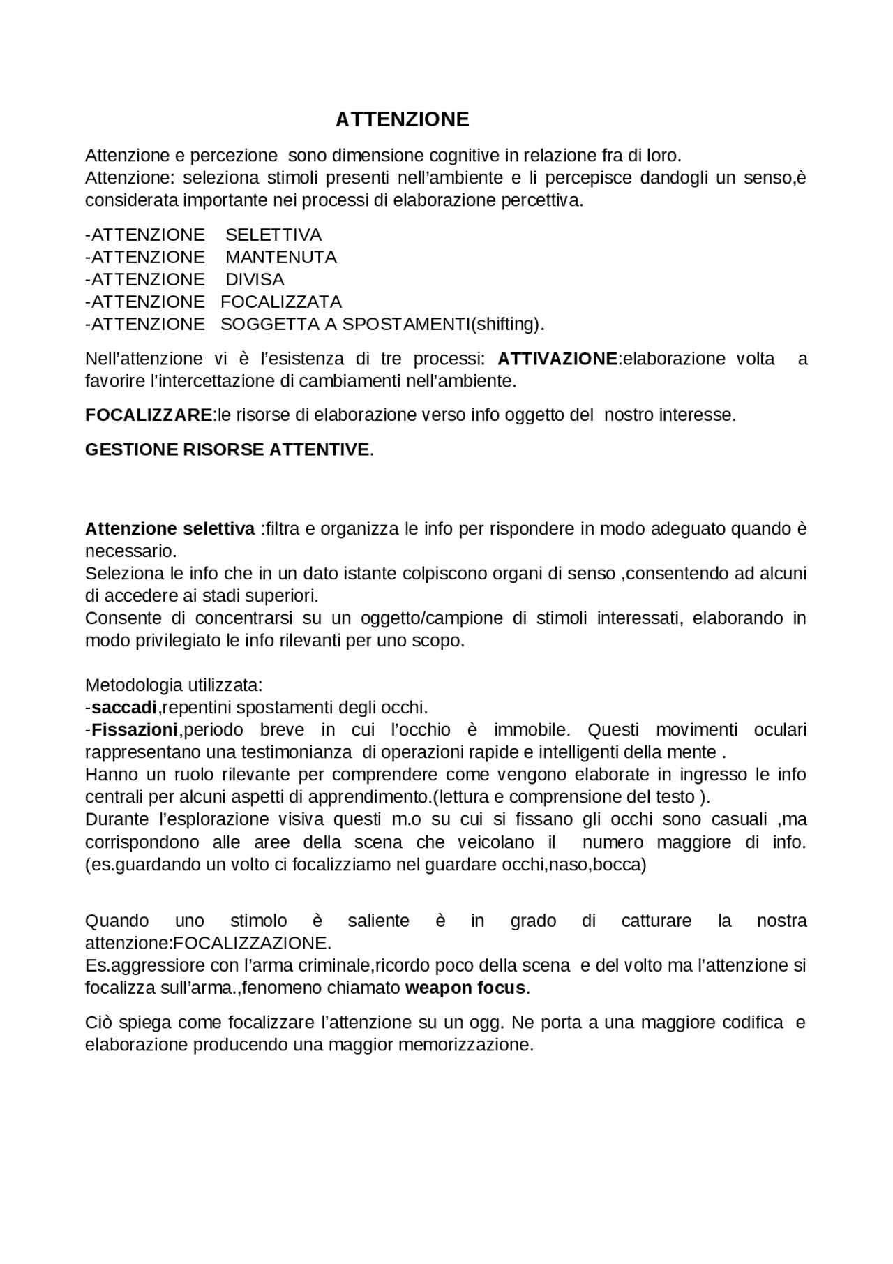 Riassunto Sullapprendimento Docsity
