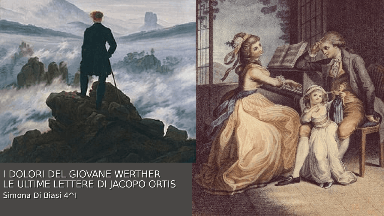 Presentazione Su Confronto Tra Goethe E Foscolo Slide Di Italiano