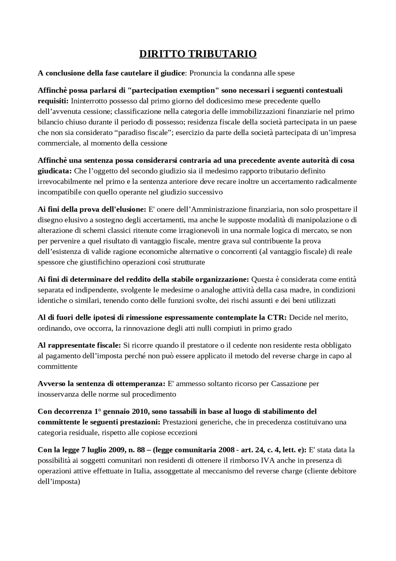 Vari Esami 1 2 Anno Accademico Docsity