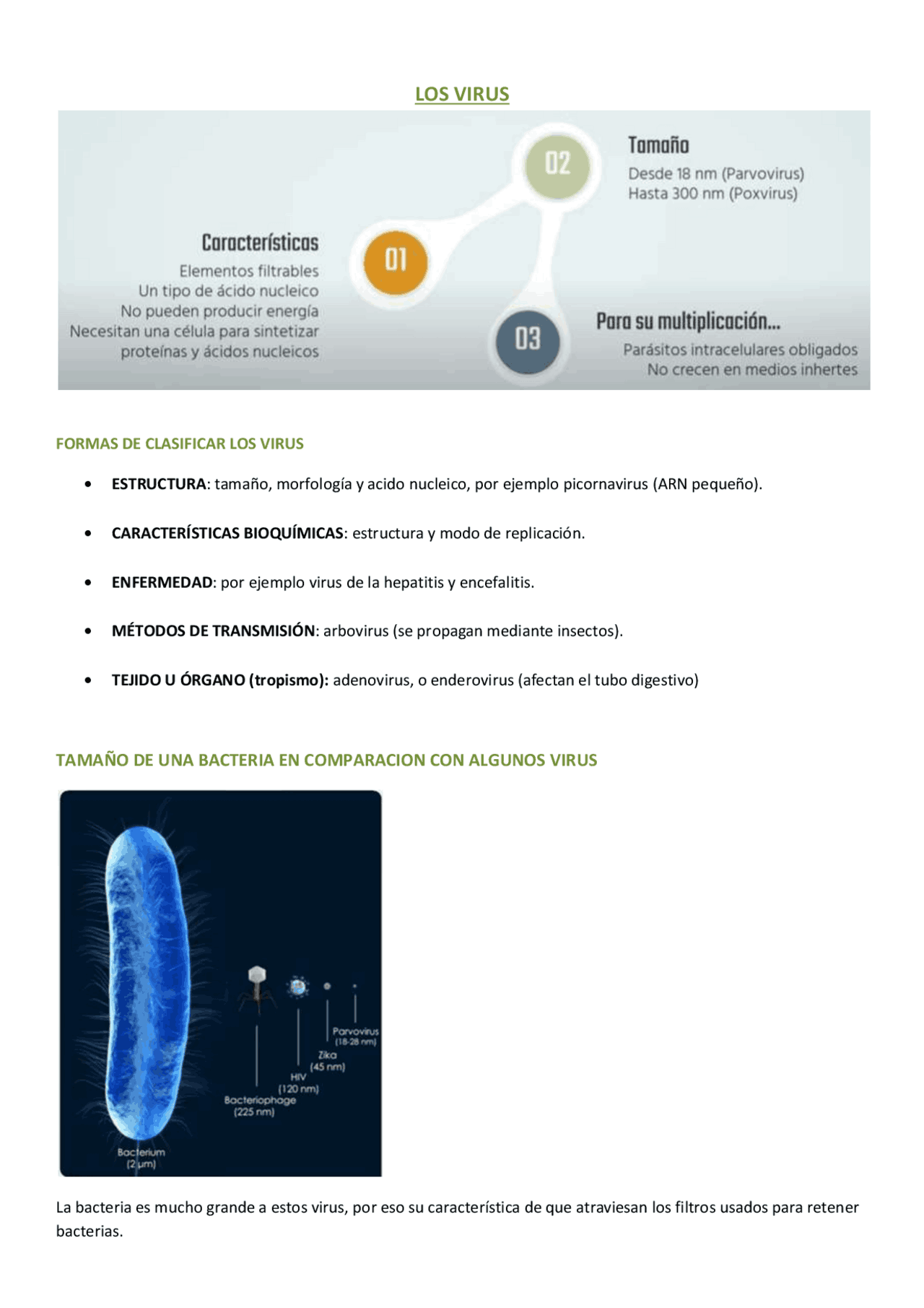Biología viral- Virus - Docsity