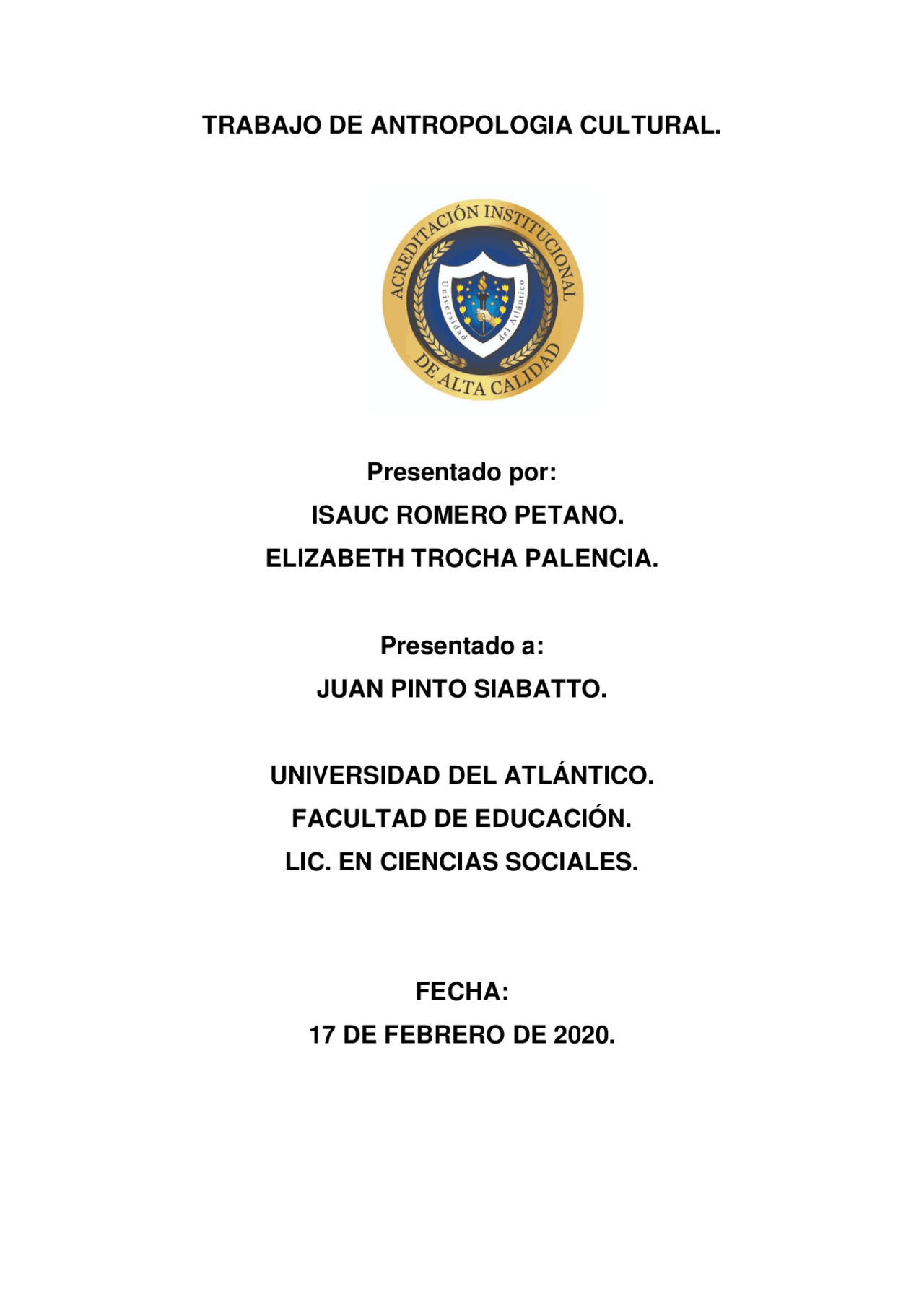 Antropologia Analisis De Un Documental Docsity