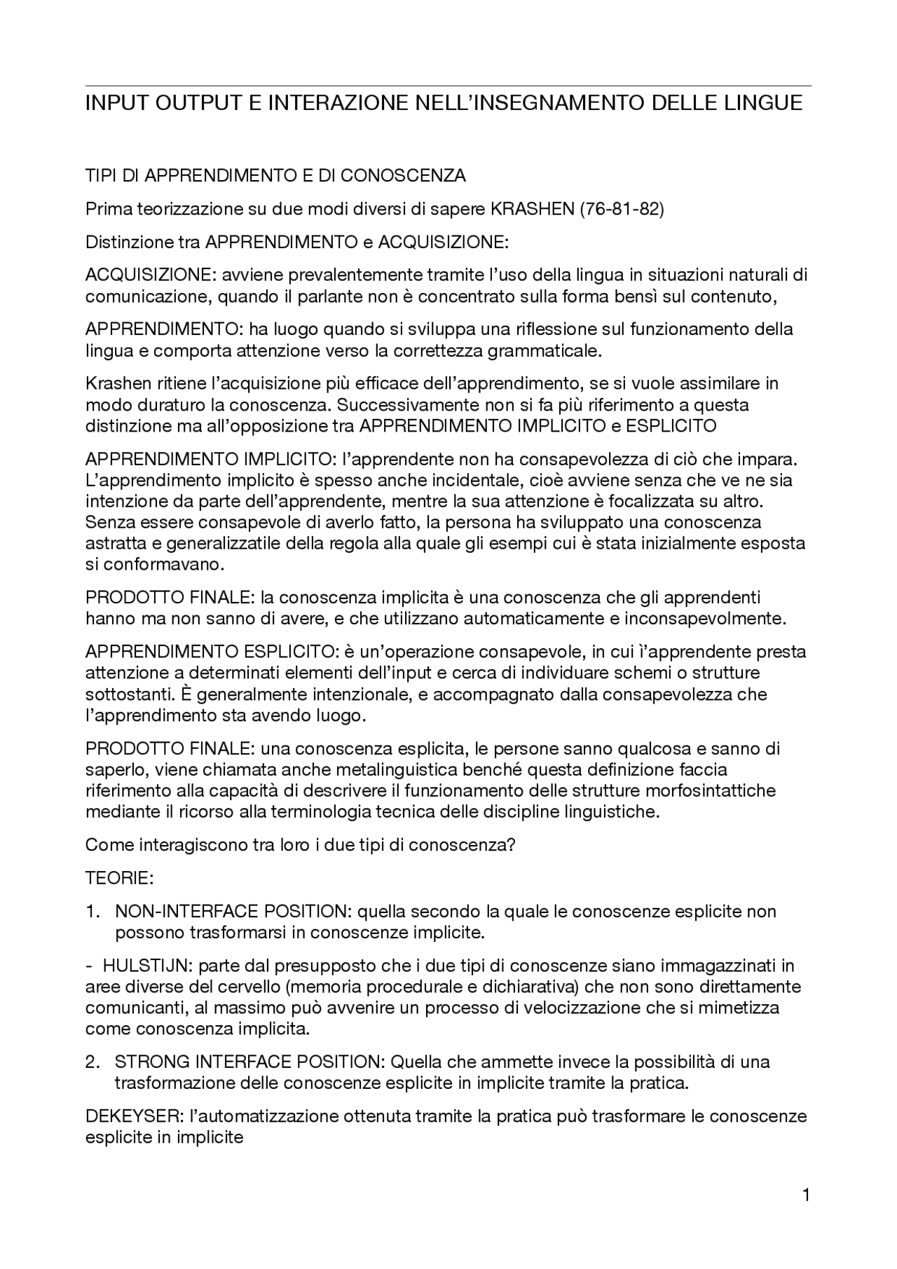 Riassunti Materiale Glottodidattica Borghetti Docsity
