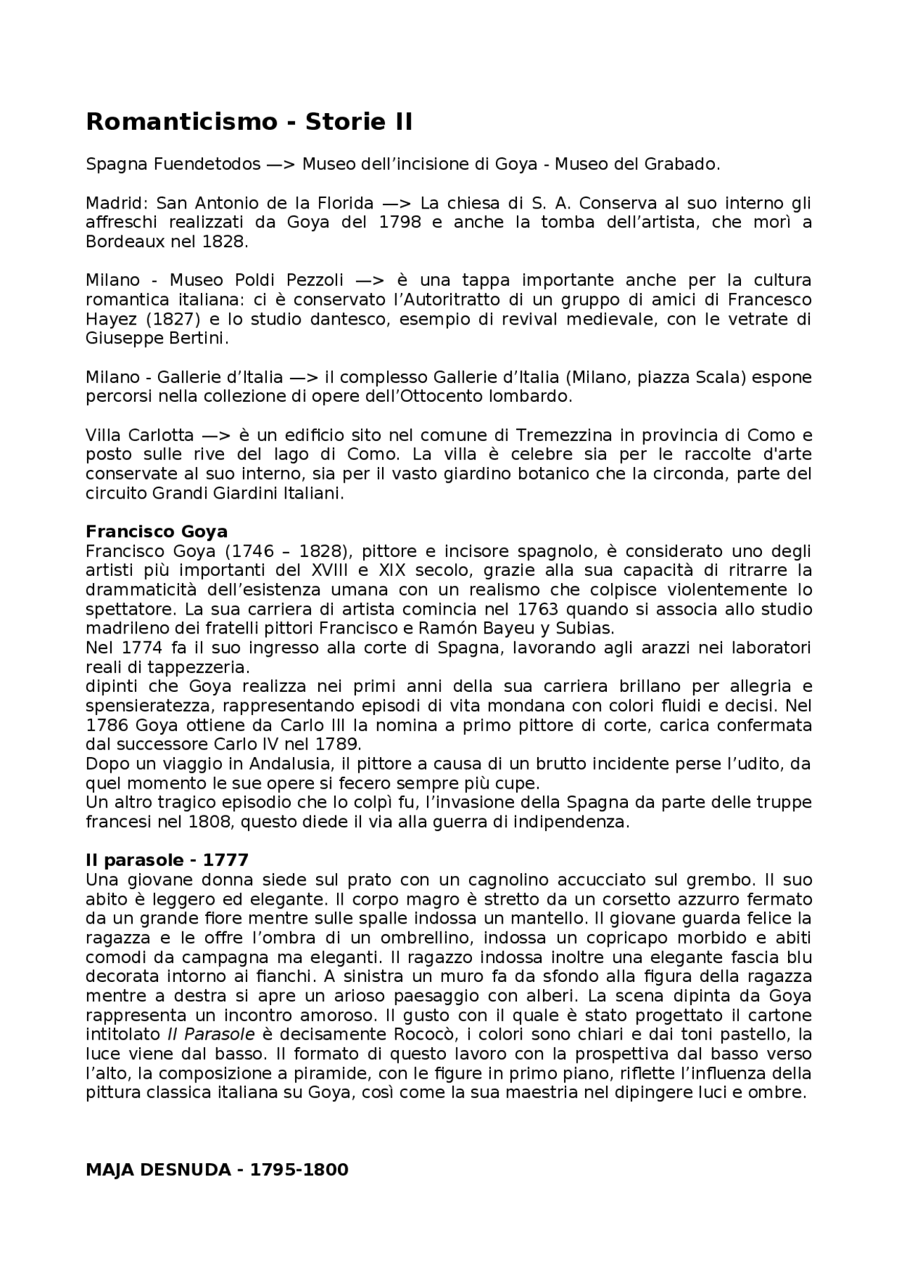 Terza lezione storia dell'arte contemporanea | Schémas de Storia dell'arte contemporanea | Docsity