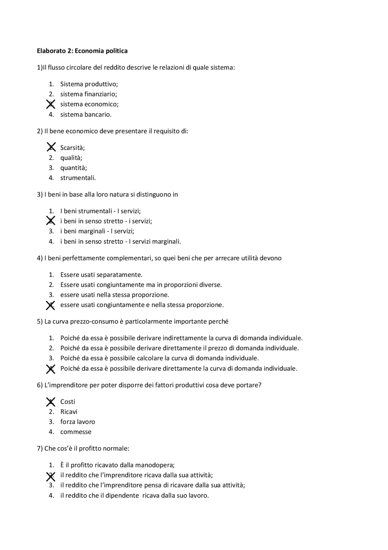 Elaborato 2 Superato Docsity