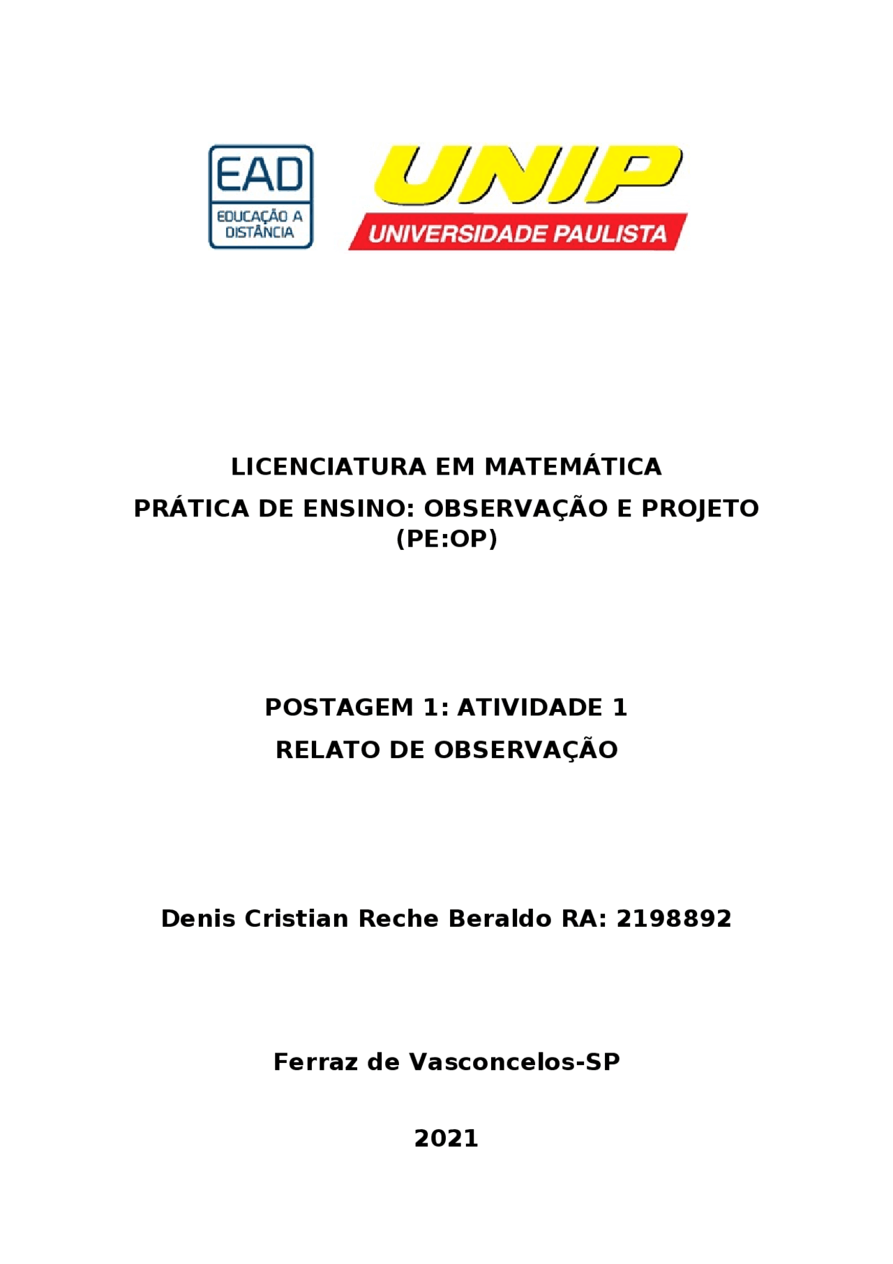 Trabalho De Pesquisa Docsity