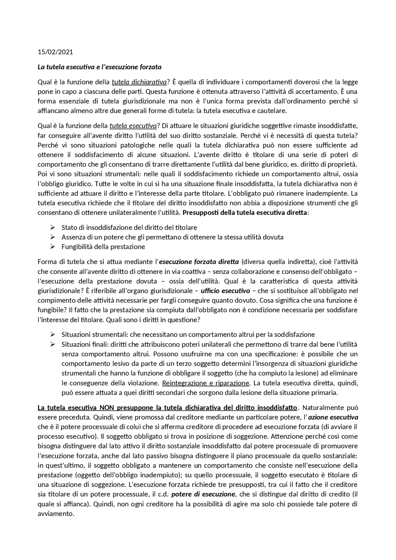 Appunti Diritto Processuale Civile Ii 20202021 Docsity