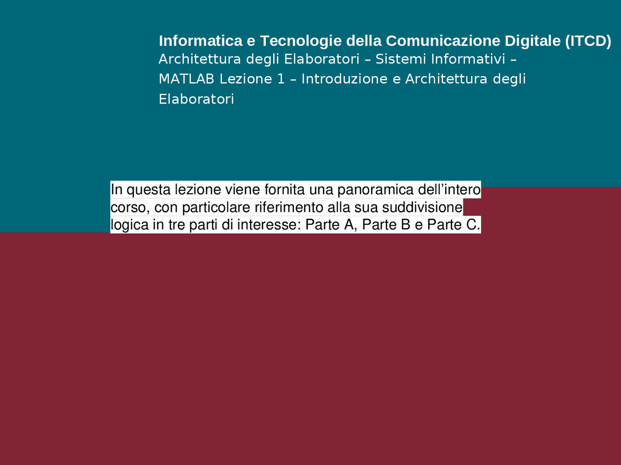 Informatica E Tecnologie Della Comunicazione Digitale Dispense Docsity