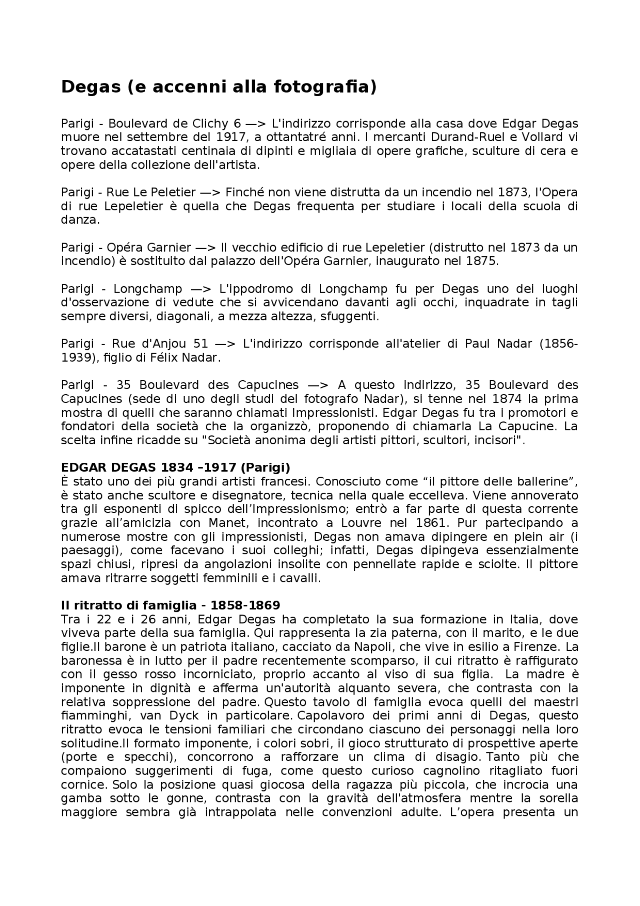 Settima lezione storia dell'arte contemporanea - Docsity