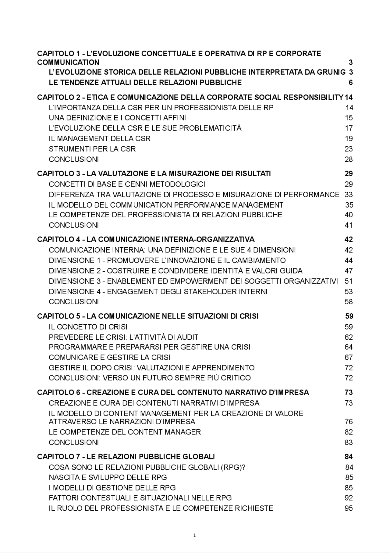 Riassunto Relazioni Pubbliche Docsity