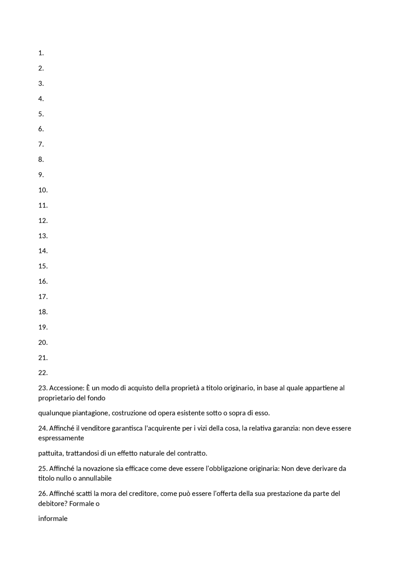 Diritto Privato Pegaso Risposte Multiple Docsity
