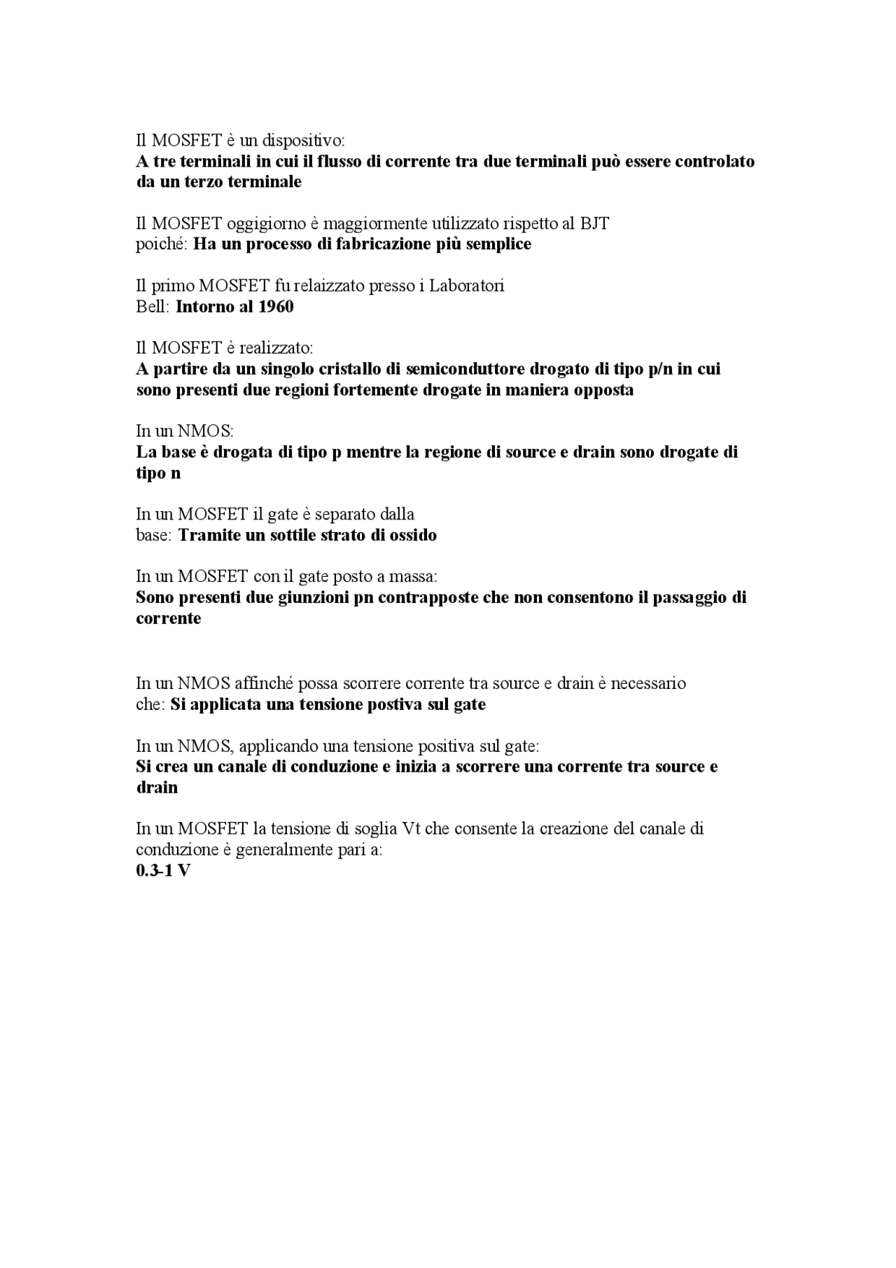 Test Di Autovalutazione Svolti 18° Lezione Docsity