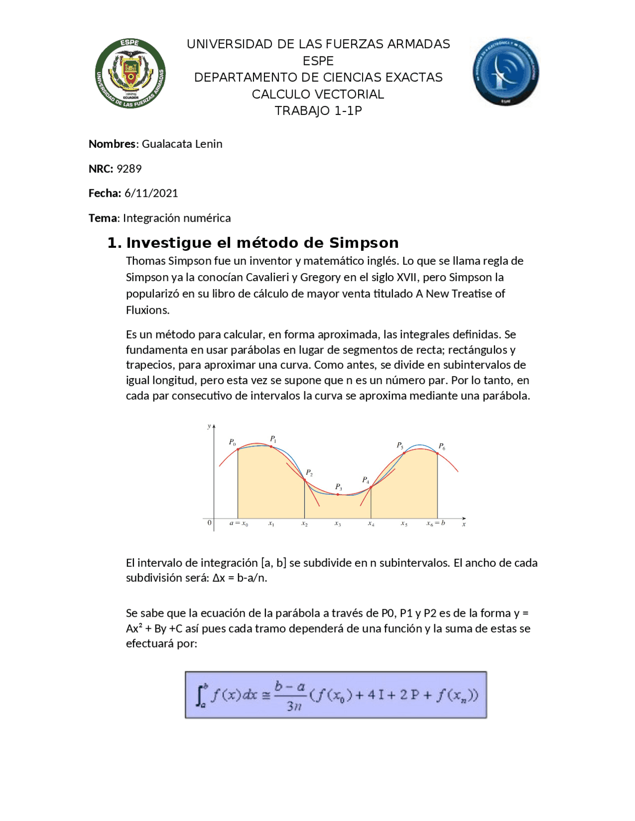 Deber Calculo Vectorial Docsity