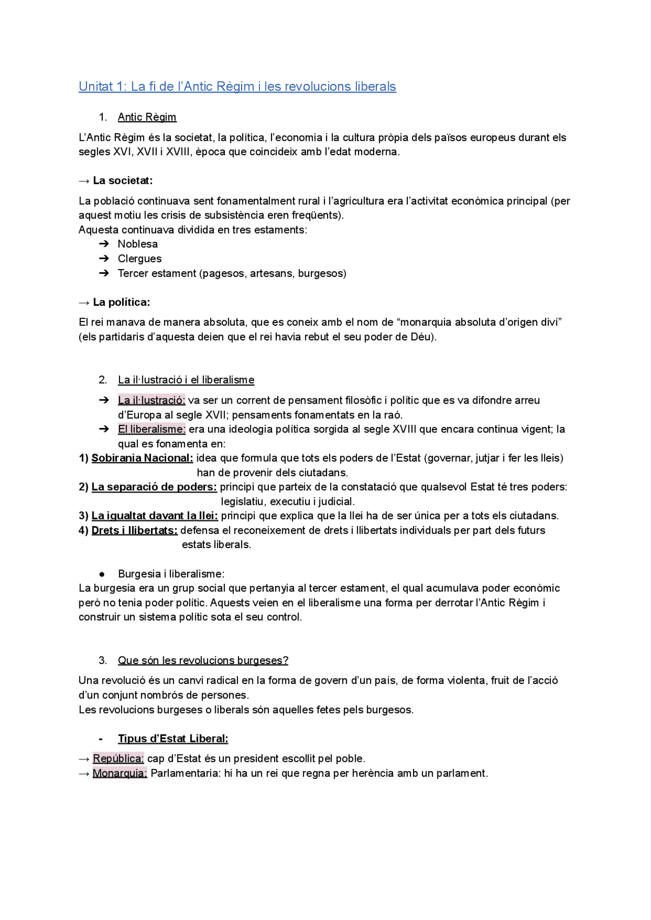 Resumen Tema 1 Ciencias Sociales Barcanova Docsity