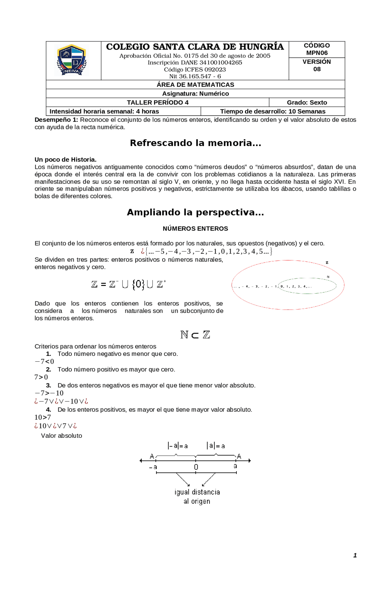 Numerico Taller AÑo 2021 Docsity