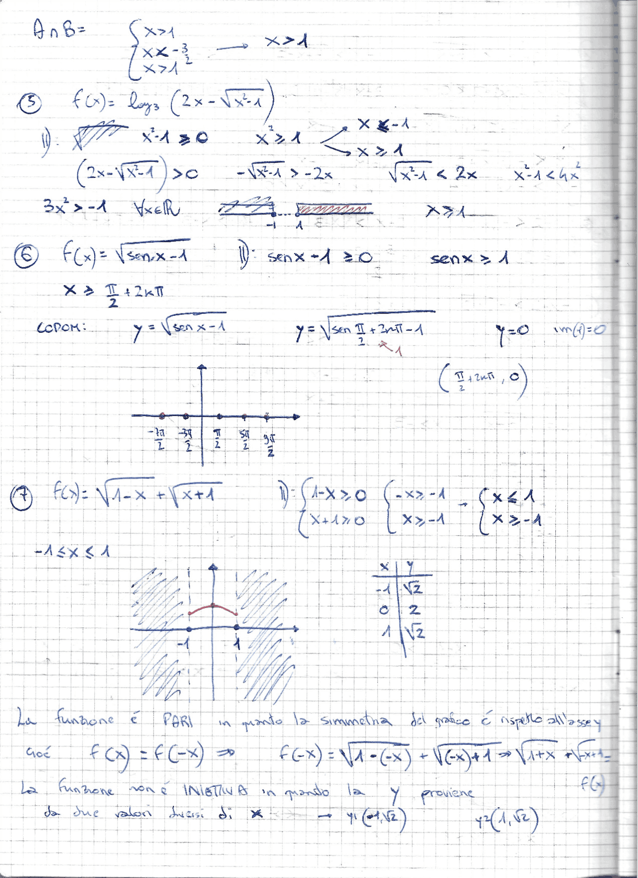11 Esercizi Su Funzioni Pt2 Docsity