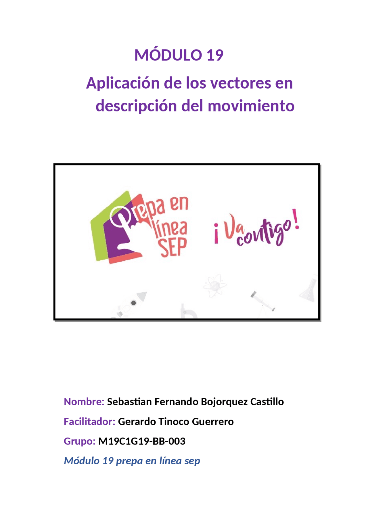 Actividad integradora 1 módulo 19 - Docsity