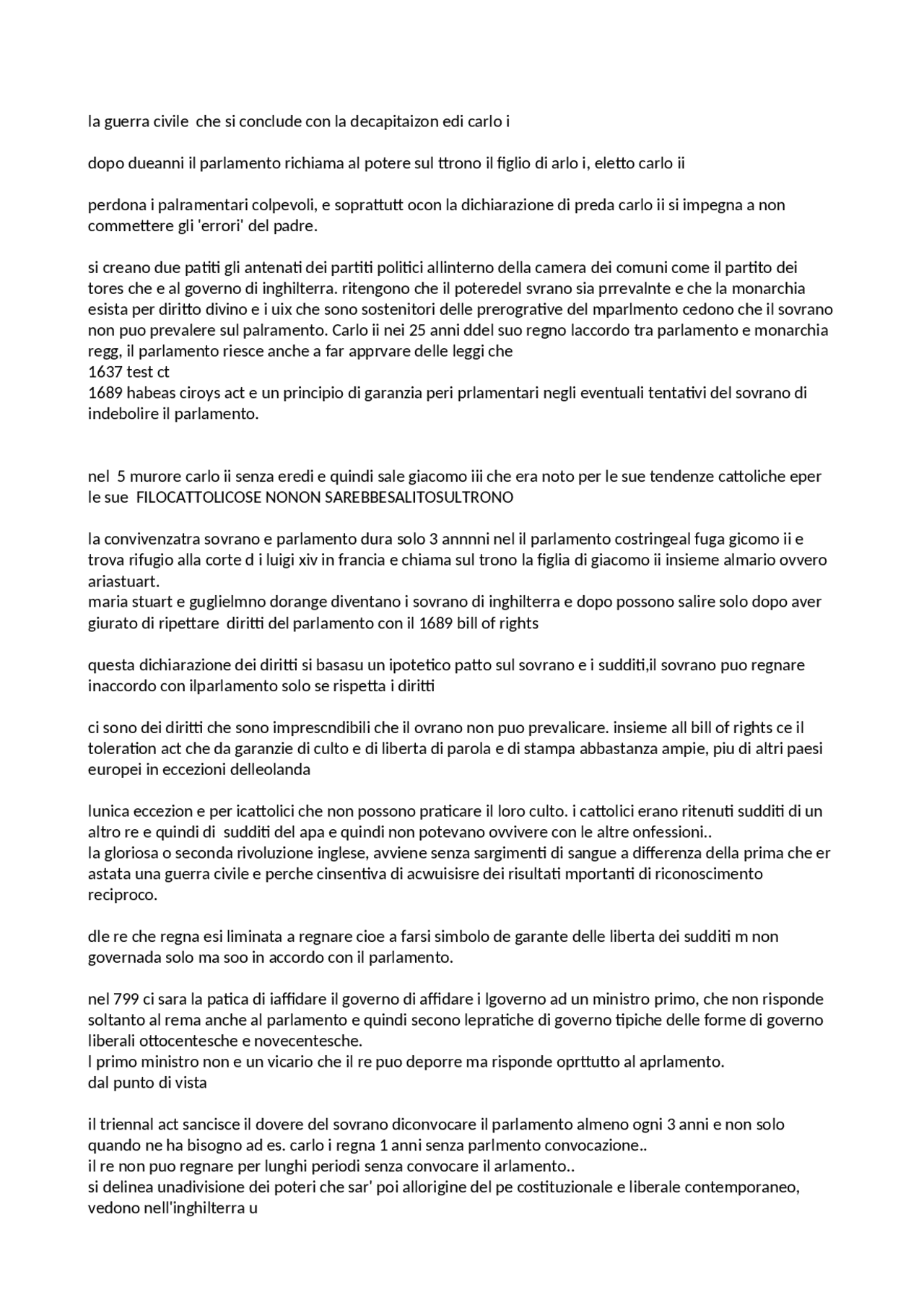 Appunti Di Storia Moderna Docsity