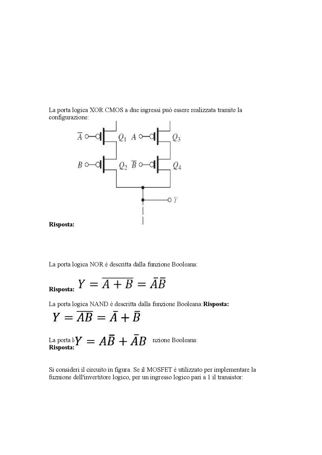 Test Di Autovalutazione Svolti 52° Lezione Docsity