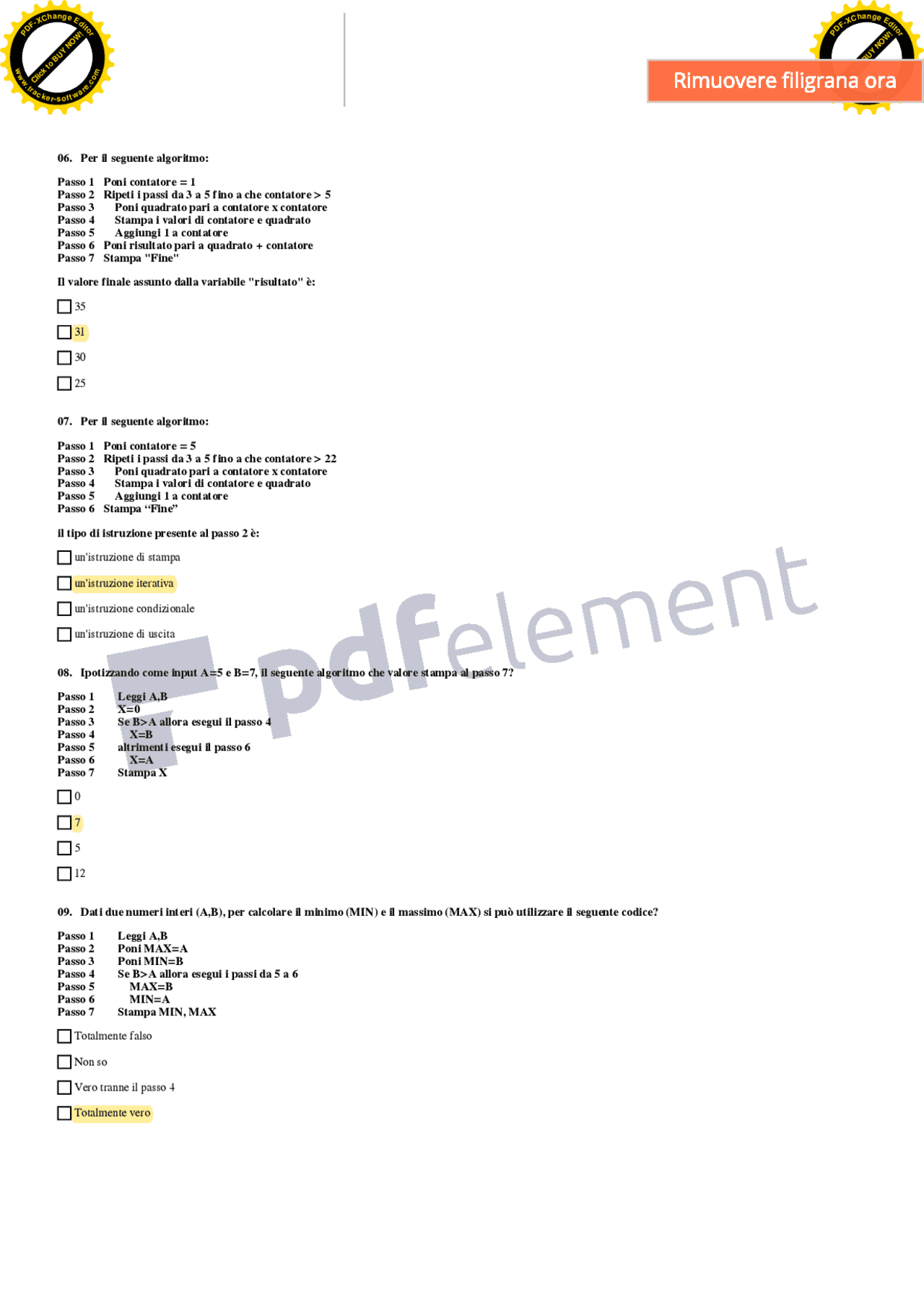 Paniere Ecampus 2021 Abilità Informatiche E Telematiche Donantonio