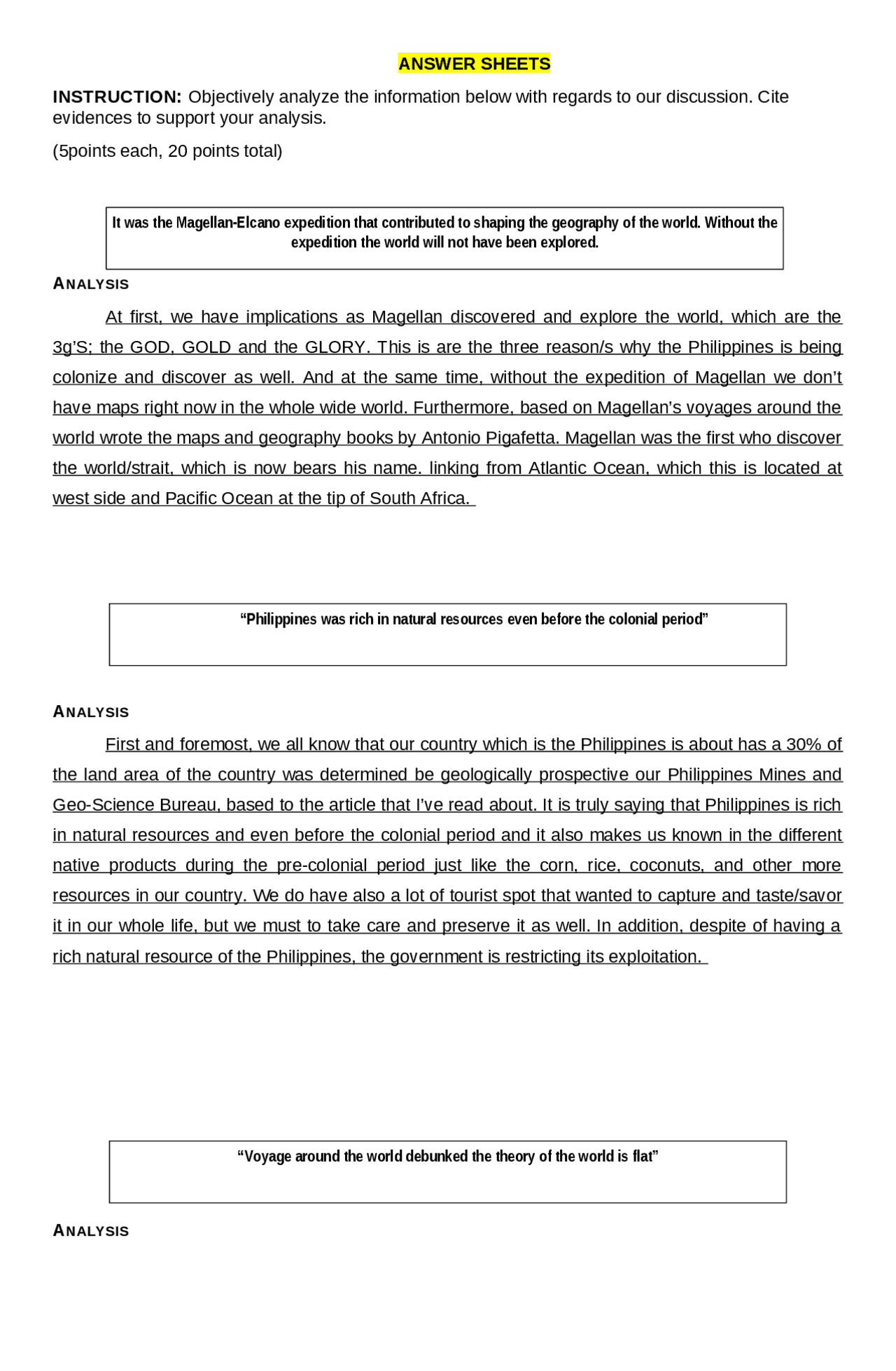 Quizzes And Summative Assessments Docsity