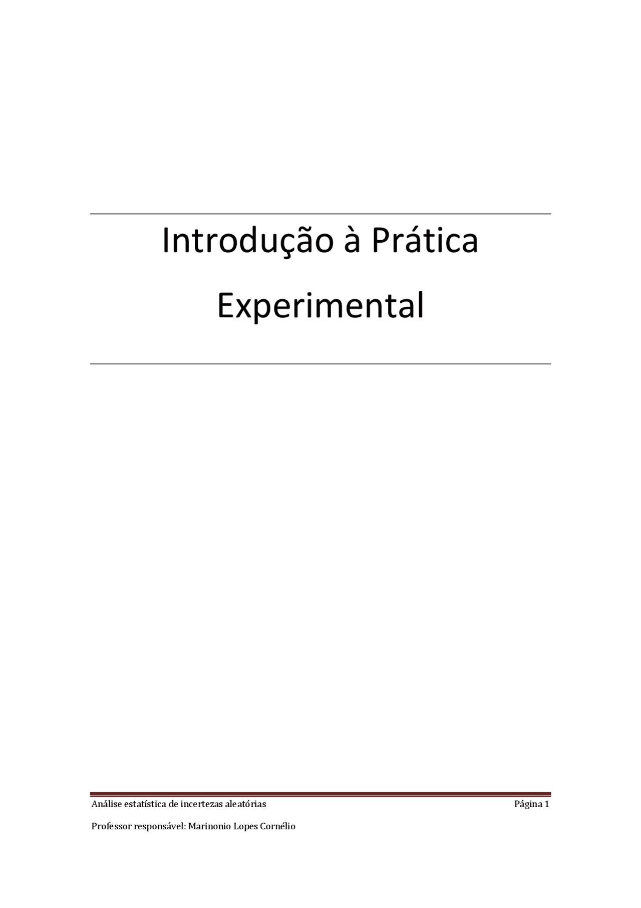 Introdução A Pratica Experimental 4 Manuais Projetos Pesquisas