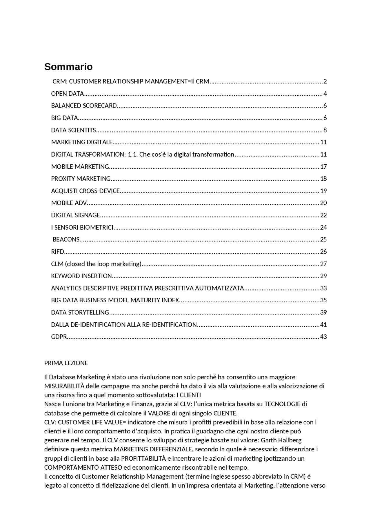Big Data Analytics Ed I Suoi Strumenti Docsity